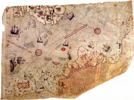 El mapa de Colón que copió un pirata turco y encontró el hijo del Gran ...